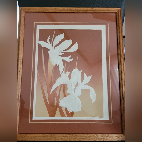 David Allgood | Art | 983 David All Good Serigraph Paper Embossed Iris ...